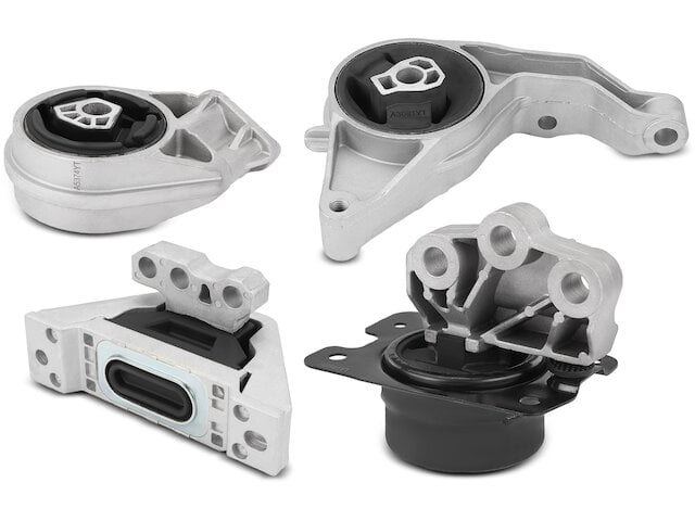 Engine Mount and Transmission Mount Kit 4 - Compatible with 2006 - 2011 ...