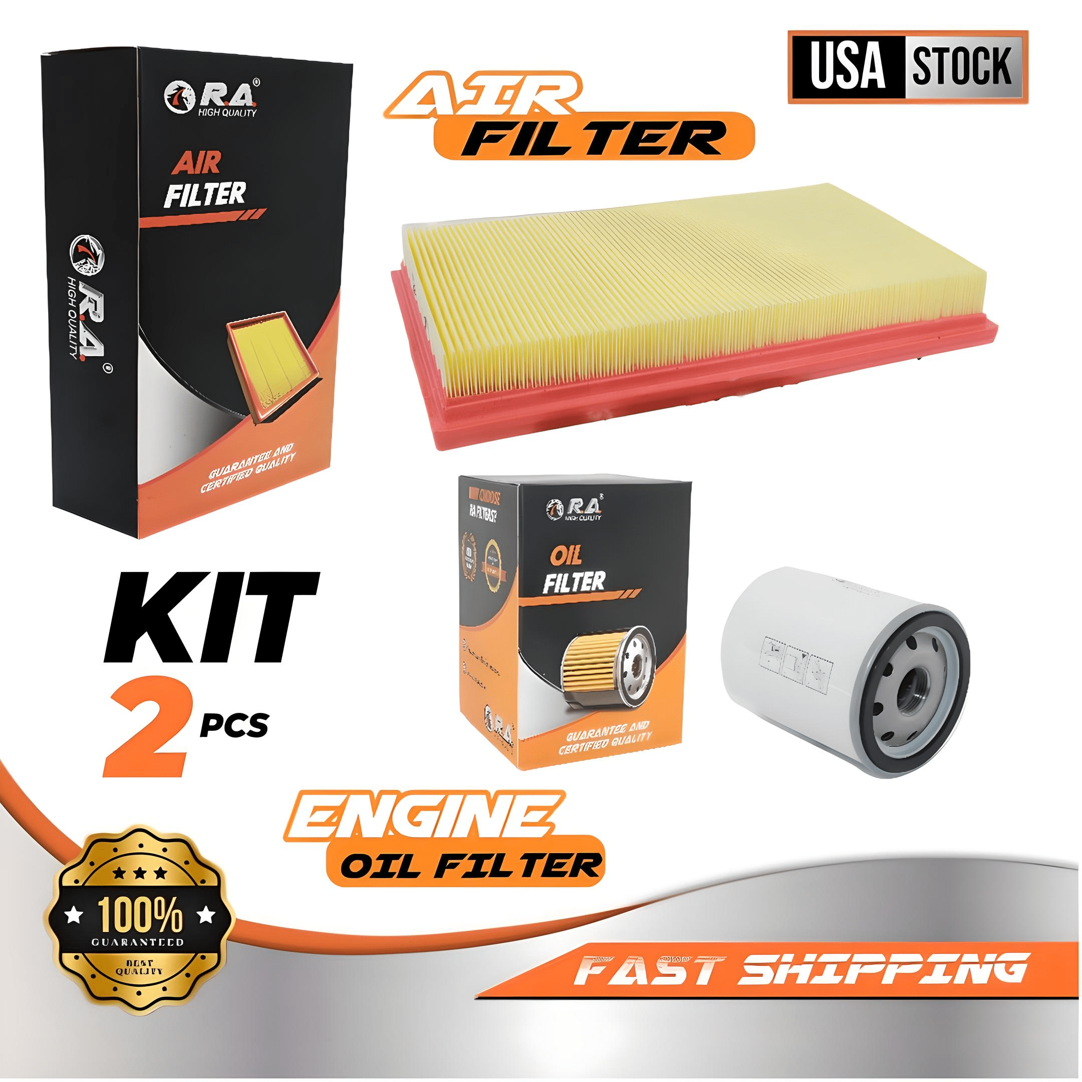 Engine Oil & Air Filter Set for Infiniti FX35 2003-2008 V6 3.5L Sport 4 ...