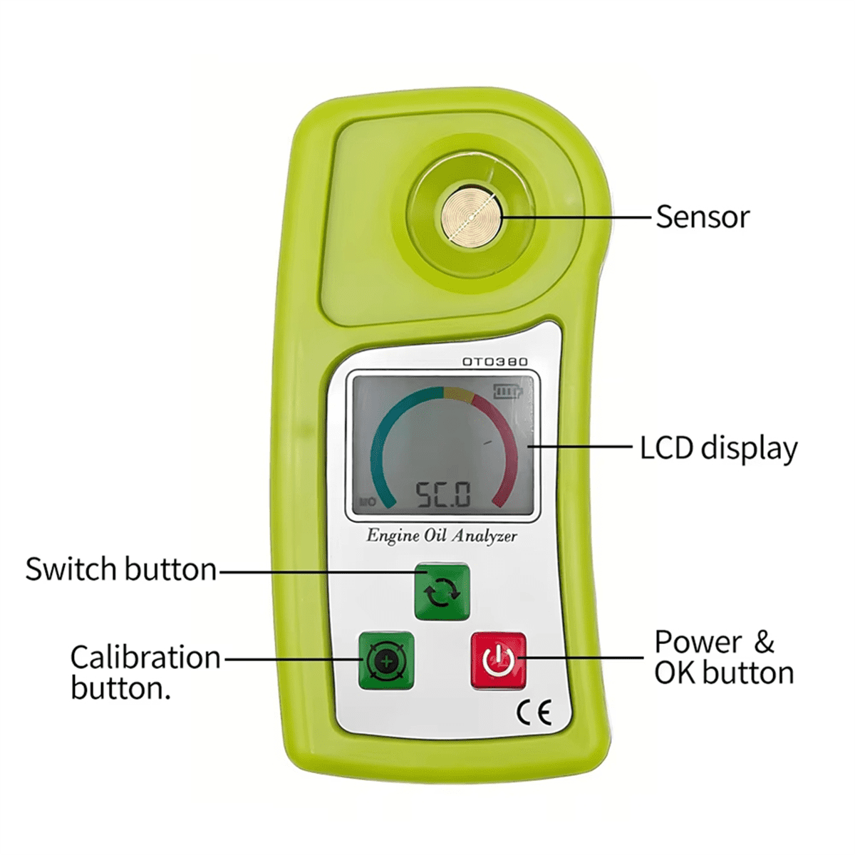 Engine Oil Analyzer Quality Tester Engine Oil Quality Tester OTO380 ...