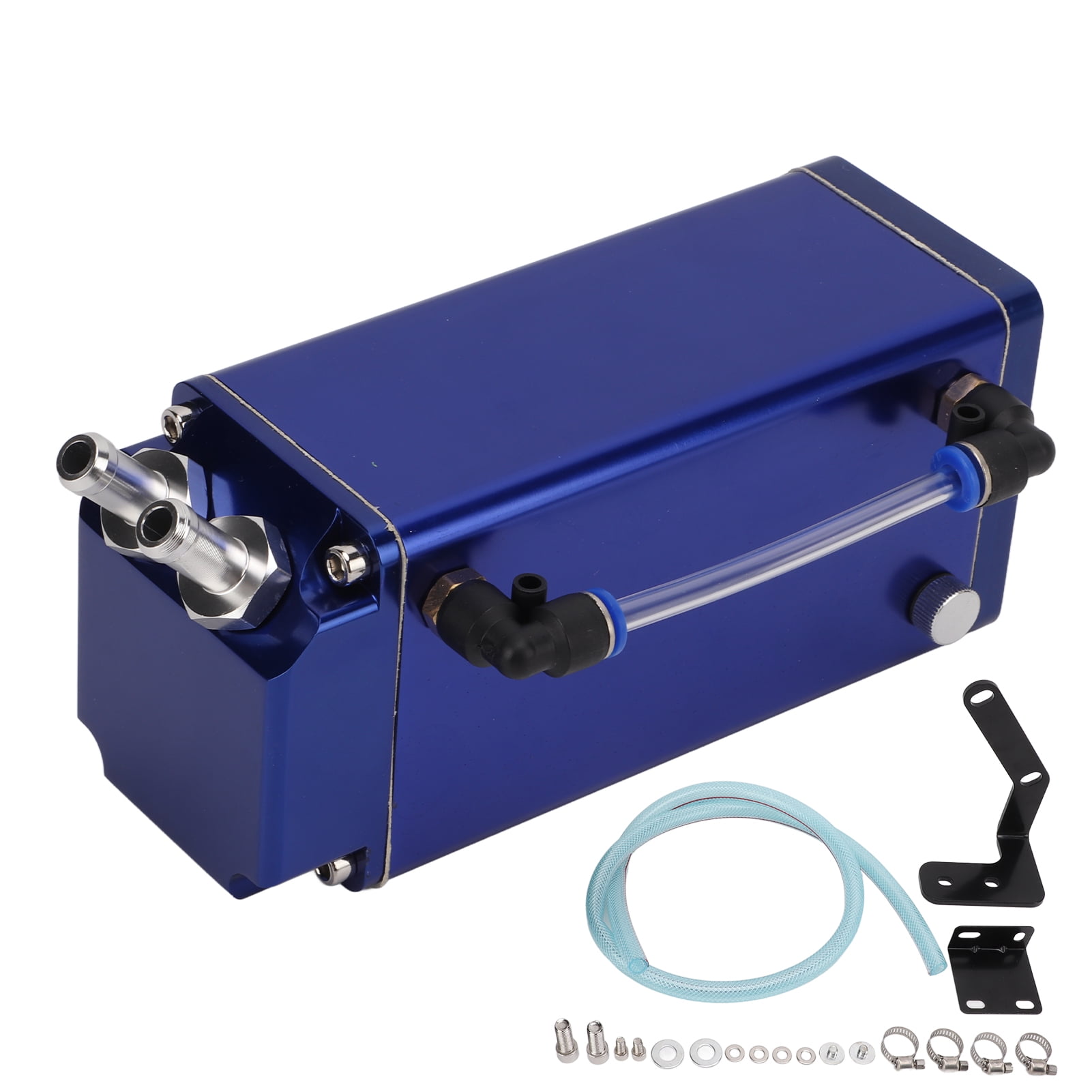 Engine Oil Catch Can Kit 750ml Capacity Aluminium Alloy Replacement for LS1 LS2 LS3 LS6 LS7 ...