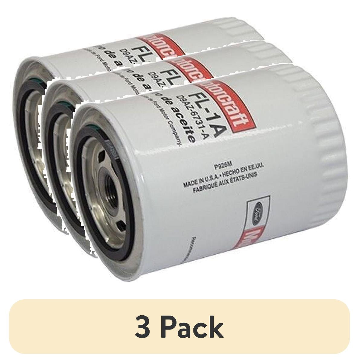 (3 pack) Motorcraft Oil Filter FL1AW - Walmart.com