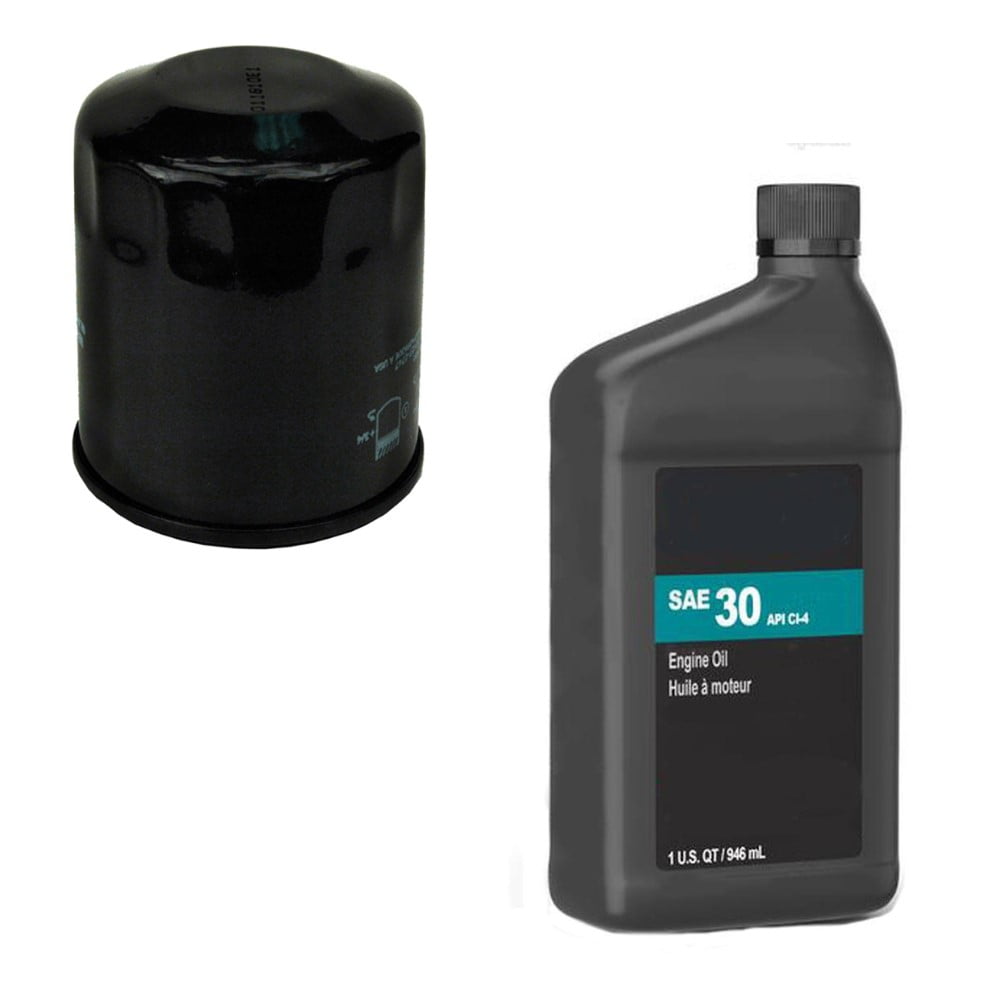 RAParts Engine Oil & Oil Filter Kit Fits John Deere F510 Z925A Z930A ...