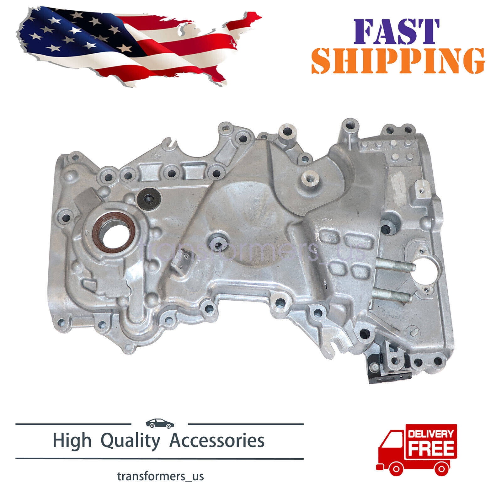 Gsuatey Engine Oil Pump Timing Chain Cover for Hyundai Elantra 2.0 ...