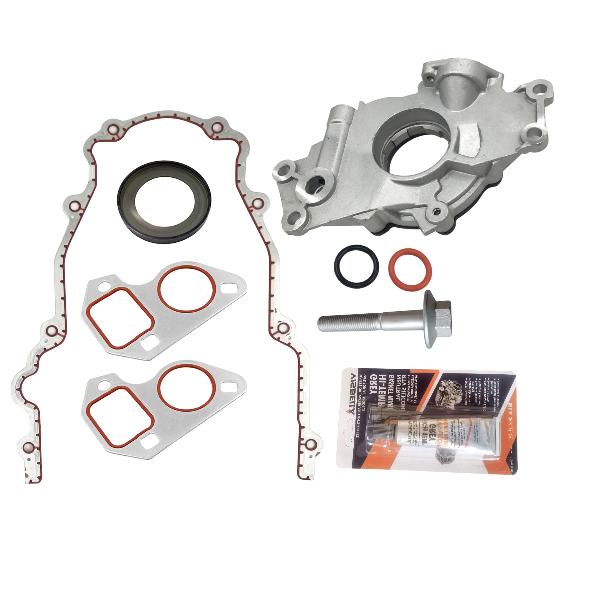 Engine Oil Pump with Gasket & Balancer Bolt For Chevrolet Silverado ...