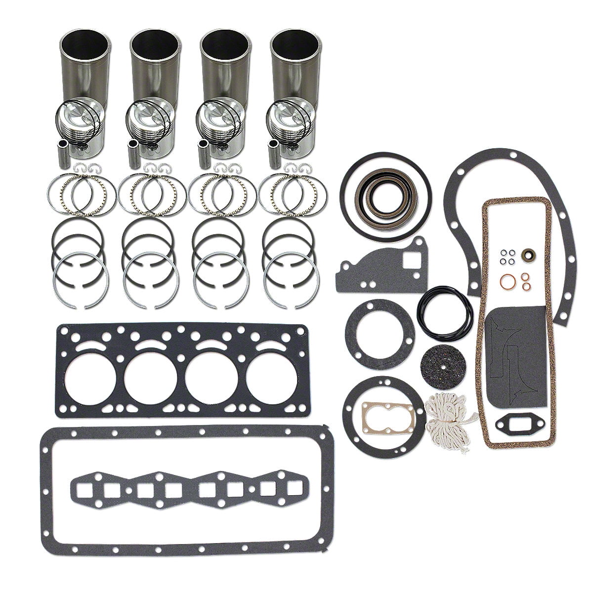 Engine Overhaul Kit Fits Massey Ferguson TO30 Tractors 830697M91 ...