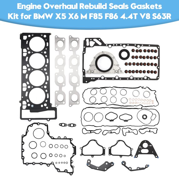 Engine Overhaul Rebuild Seals Gaskets Kit for BMW X5 X6 M F85 F86 4.4T ...