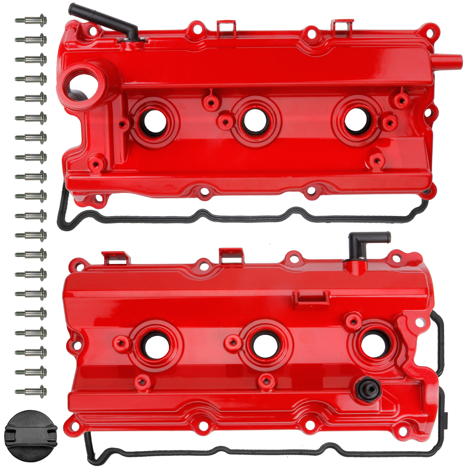 MITZONE Upgrade Aluminum Valve Cover Left and Right Compatible with ...