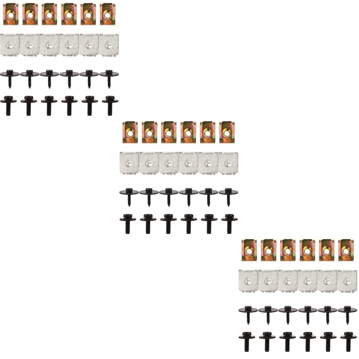 Engine Parts Retainer Clips Automotive Under Cover Screw Underbody ...