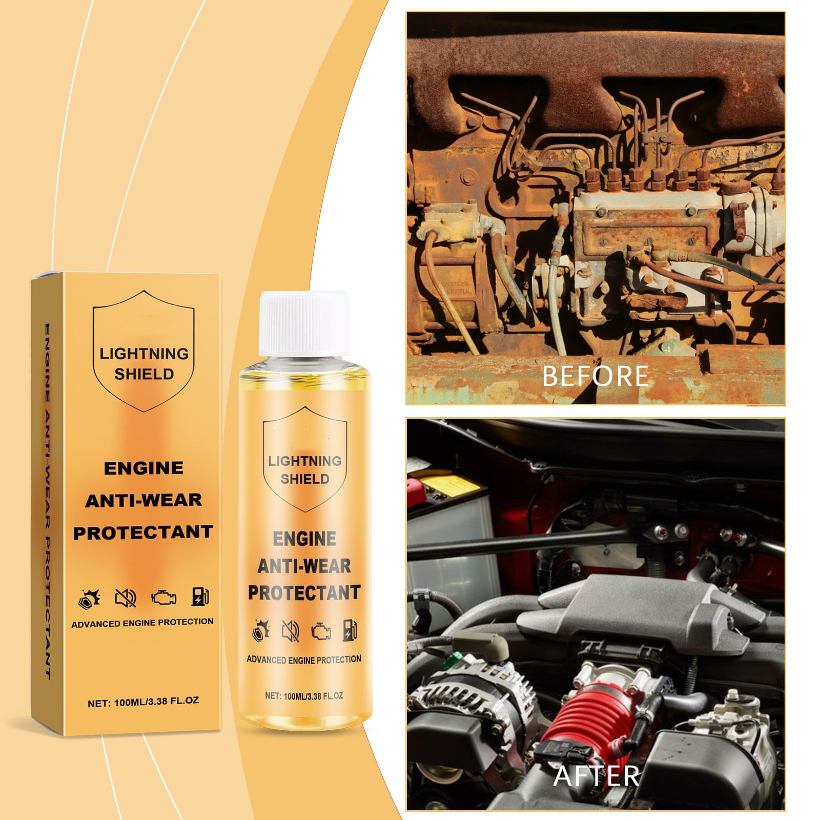 Engine Protector Additive | Advanced Anti-Wear Car & Motorcycle Engine ...