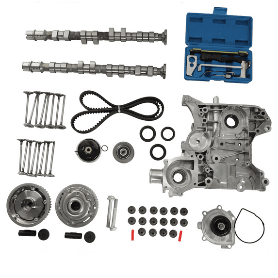Engine Rebuild Kit Camshaft Timing Belt Tool Kit Water Pump w/Gasket ...