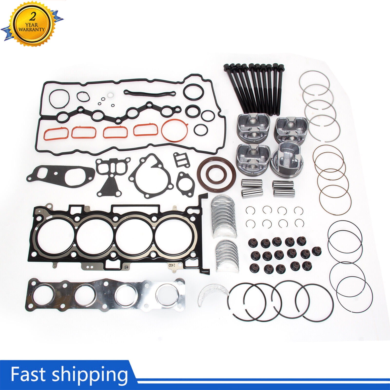 Engine Rebuild Overhaul Kit Fits KIA Sorento Optima Sportage 2.4L GDI ...