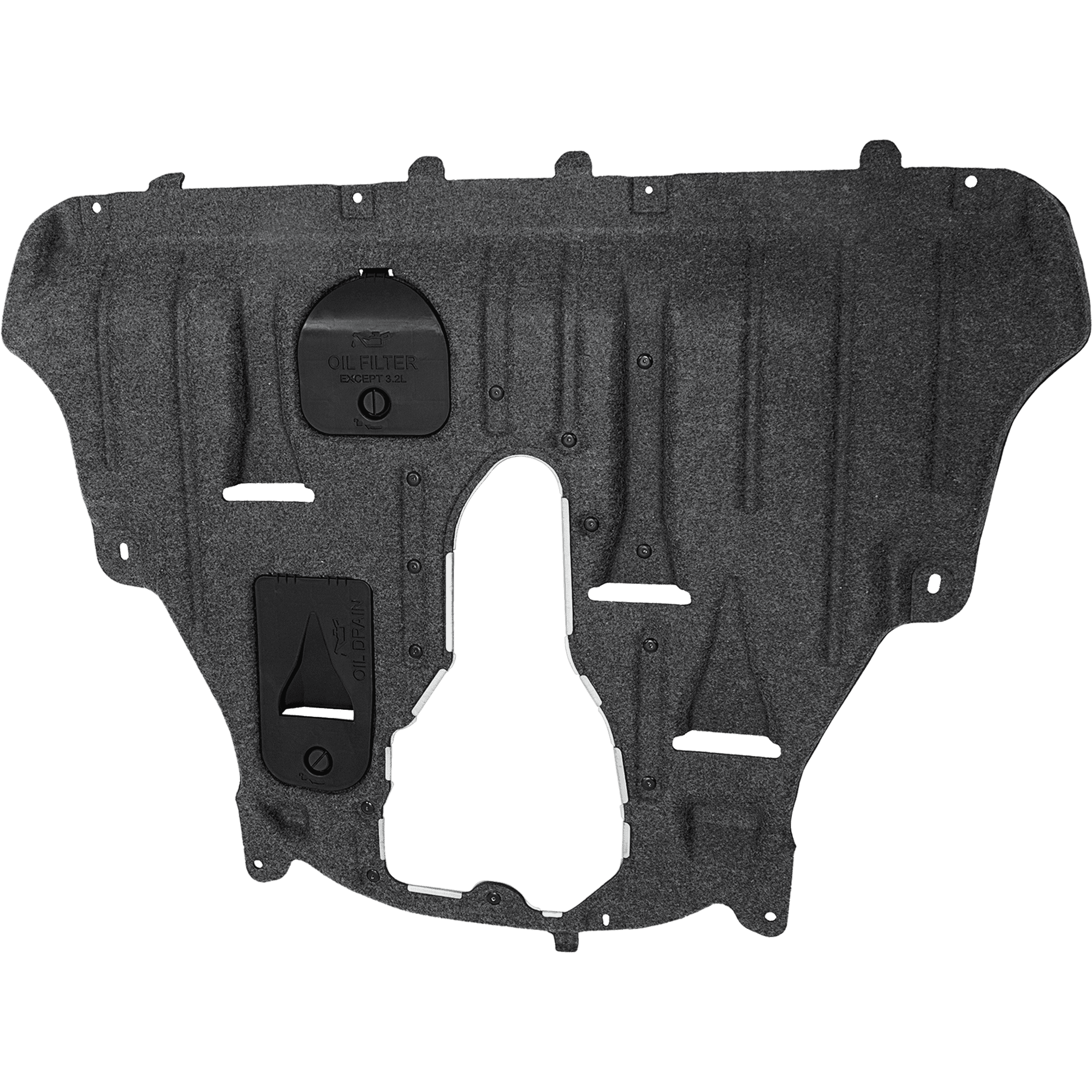 Engine Splash Shield Compatible with 2015-2018 Jeep Cherokee Center All ...