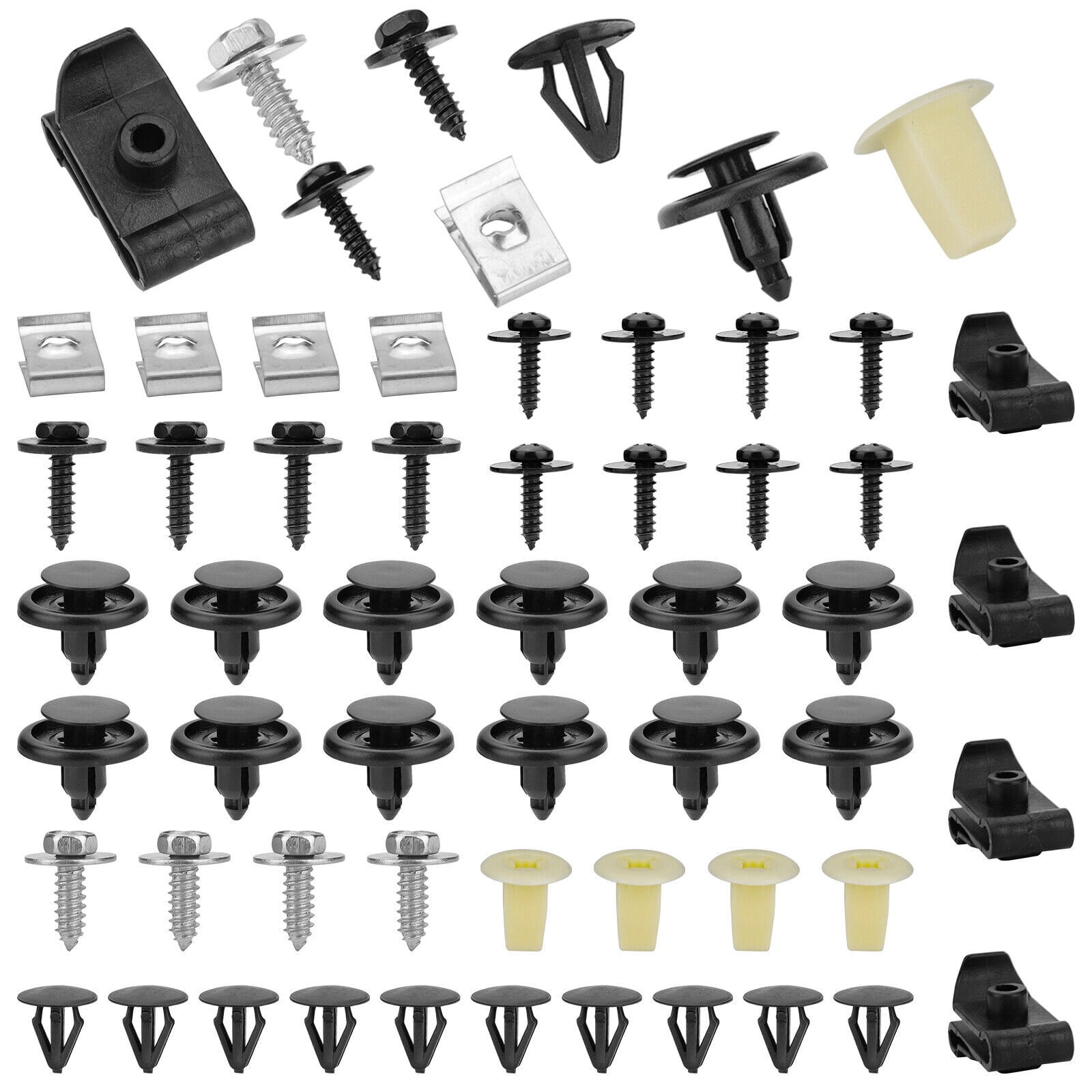 Engine Splash Shield Fender Bumper Screws Clips Rivet Fastener For ...