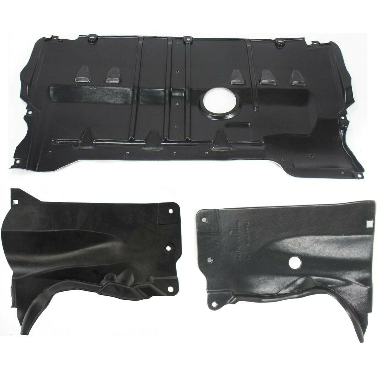 Engine Splash Shields Set of For Mazda 3 3 Sport 5 Rear Left-and-Right ...