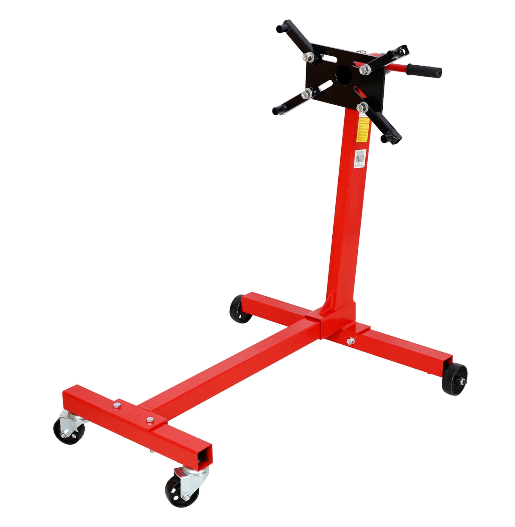 Engine Stand 1000lbs - Heavy Duty Portable Vehicle Engine Block Stand with 360° Swivel Head & 6 ...