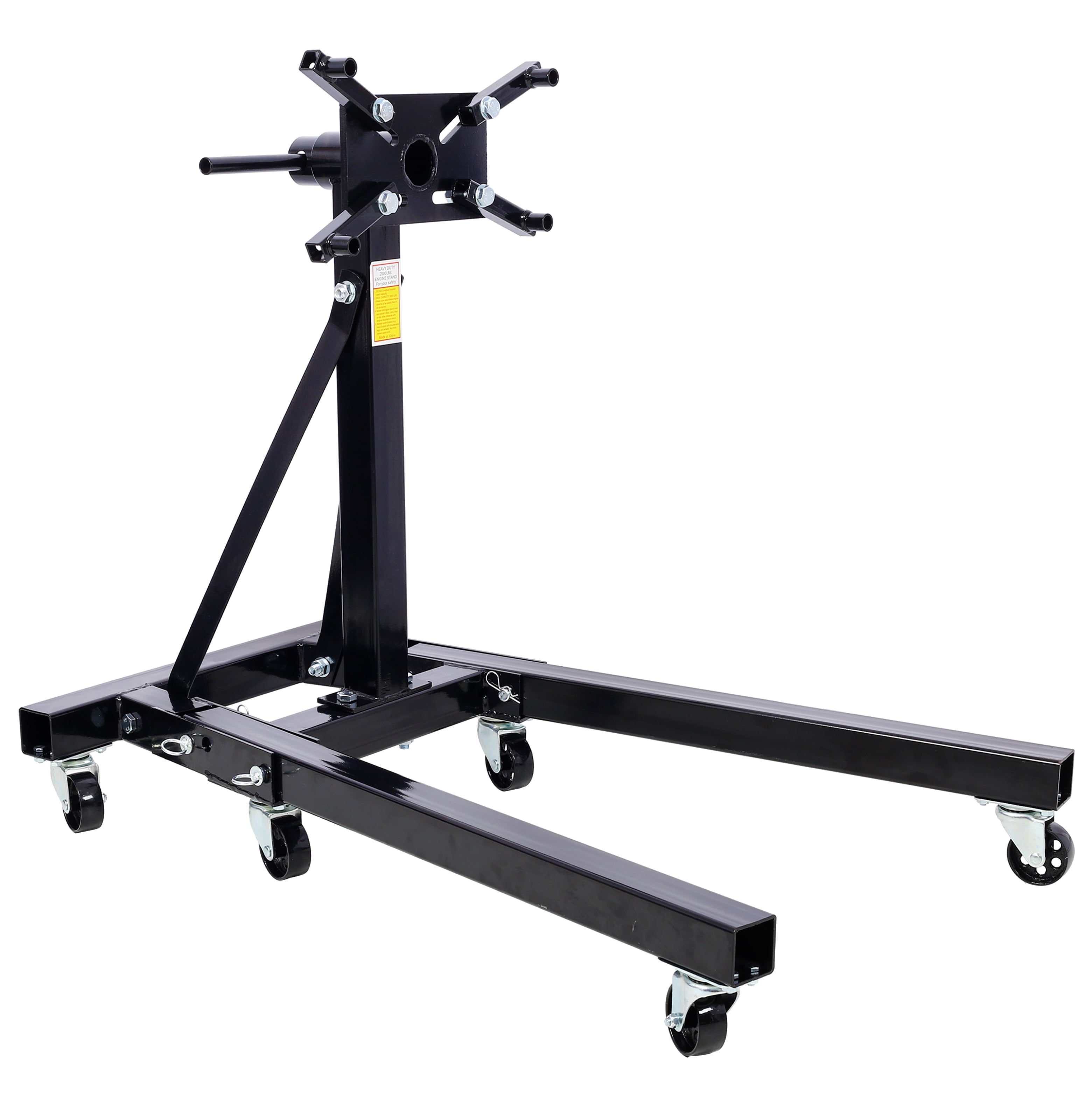 Engine Stand 2000 LBS Capacity Folding Motor Hoist Dolly - Walmart.com