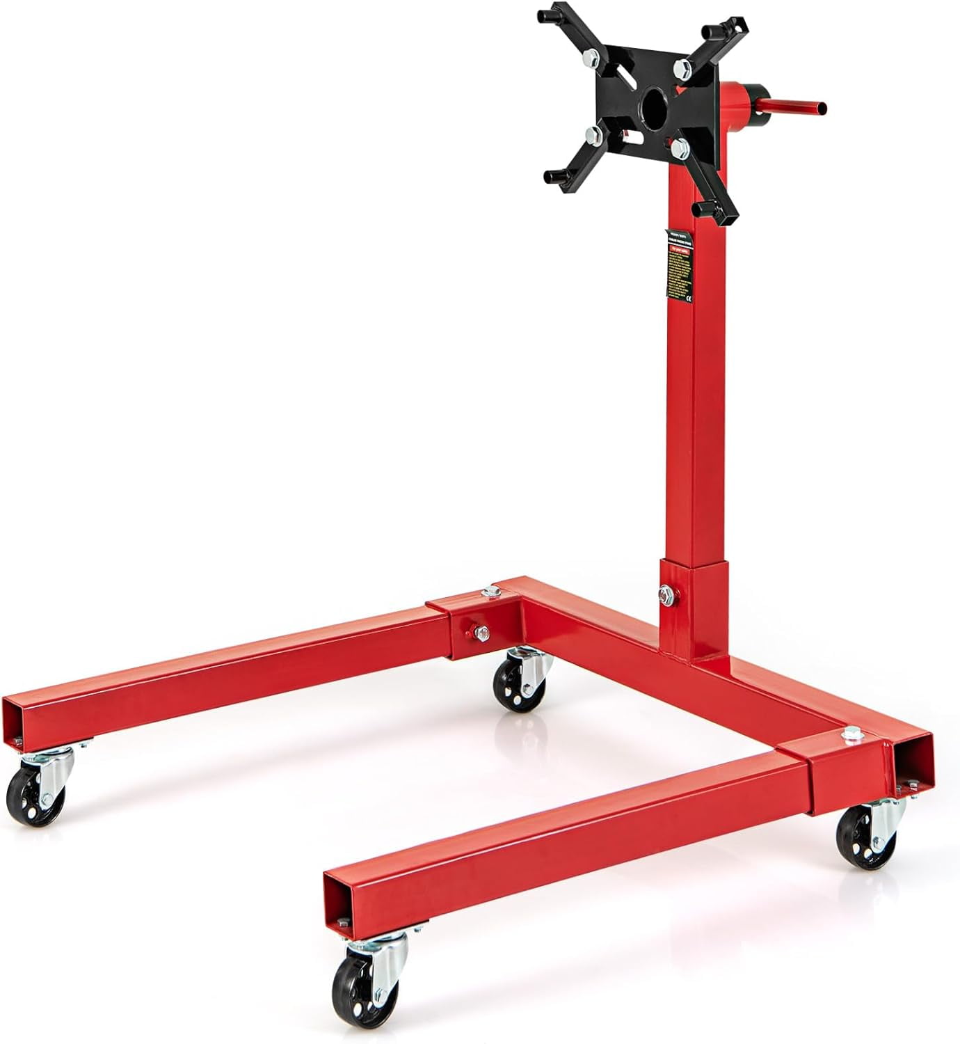 Engine Stand, 3/4 Ton Engine Hoist Stand Engine Motor Stand with 4 ...