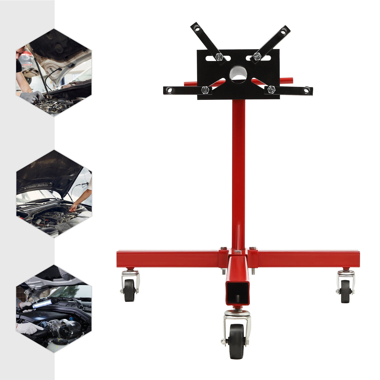 Engine Stand Vehicle Engine Block Stand W/360 Degree Rotating Head ...