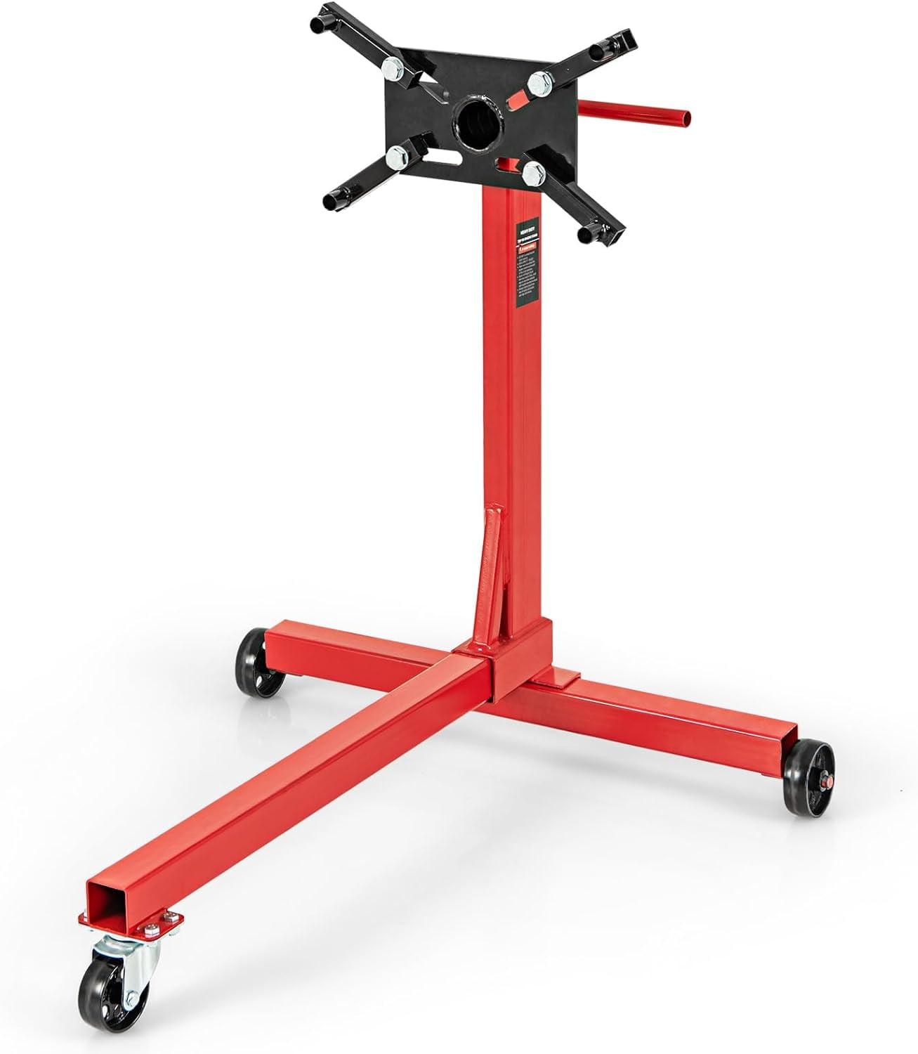 Engine Stand with Wheels, 3/8 Ton Engine Motor Stand with 4 Adjustable ...