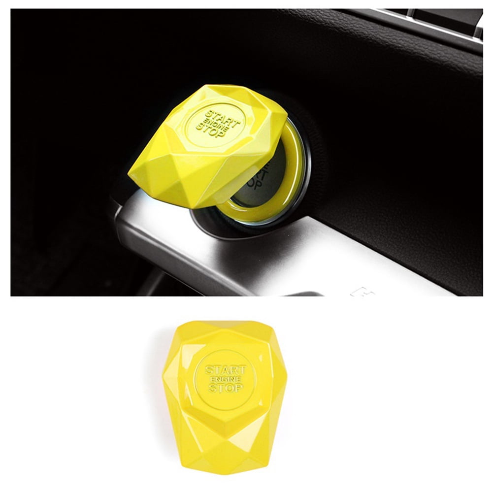 Engine Start Push Button Cover Ignition Switch Decorative Stickers ...