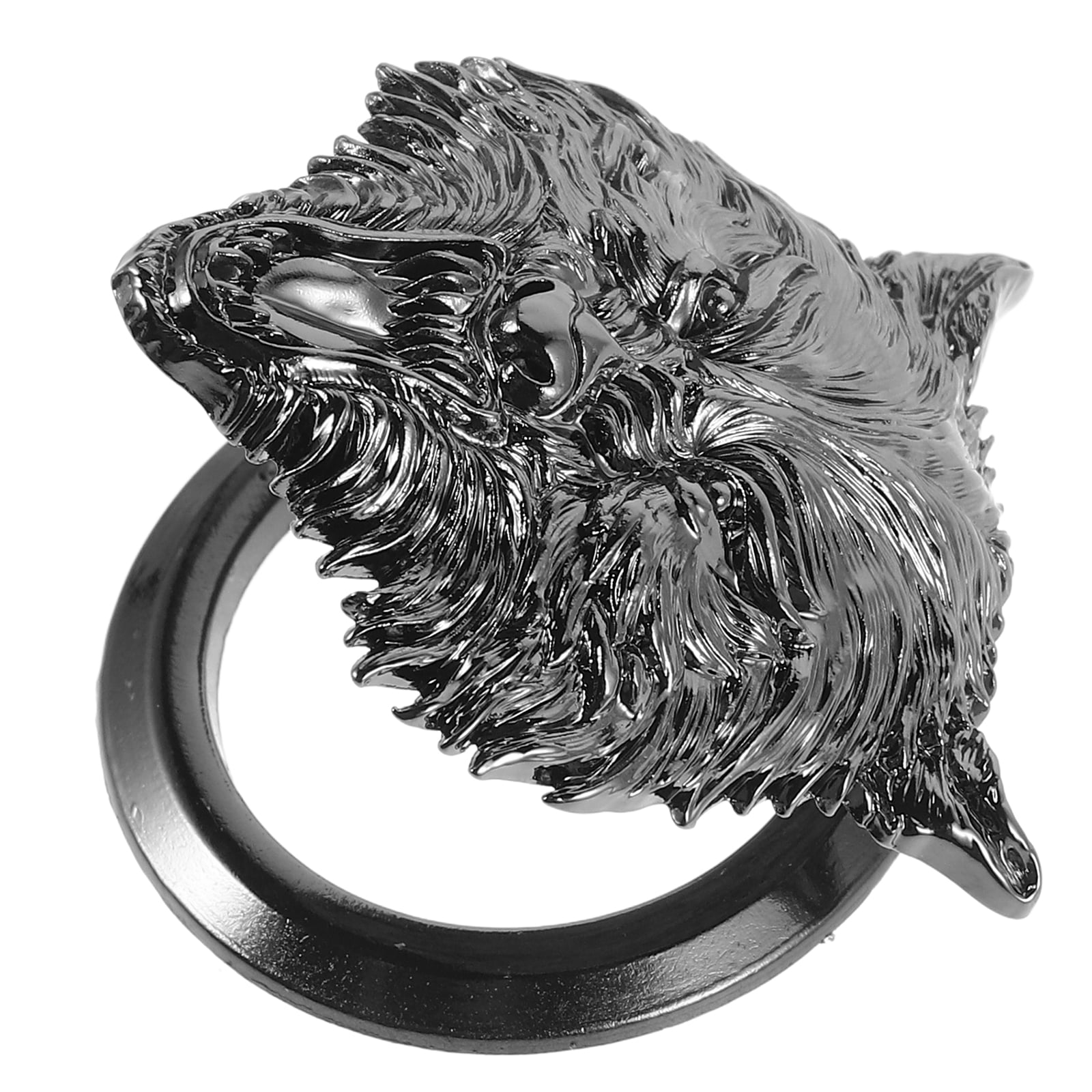 Black Metal Push Start Button Cover for Women with Durable Wolf Head ...