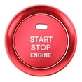 Engine Start Stop Ignition Button Cover Ring Red Replacement For Mazda Axela Atenza Cx 4 Cx 5 16