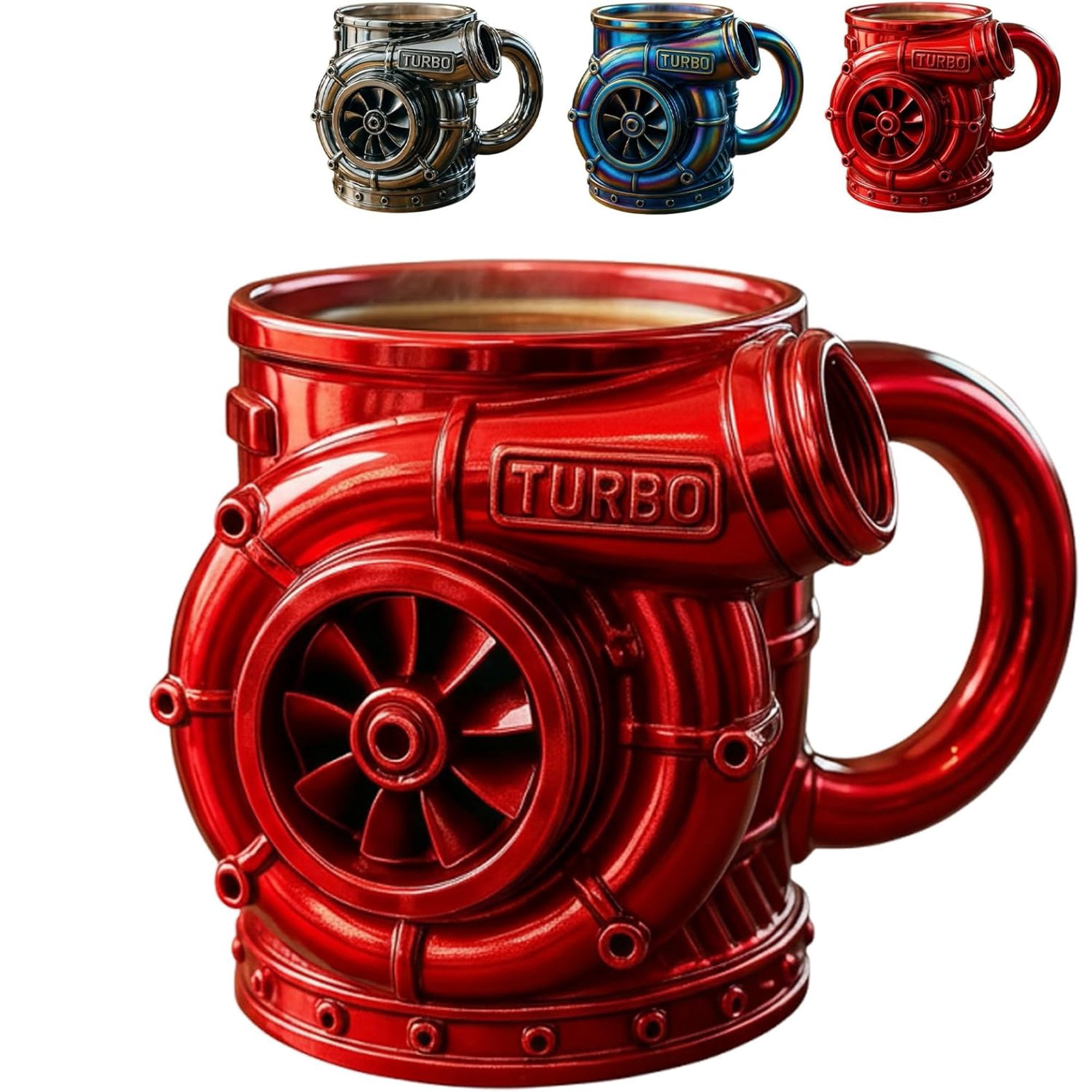 Engine Themed Coffee Mug, V8 Engine 3D Ceramic Coffee Mug, Mechanic ...