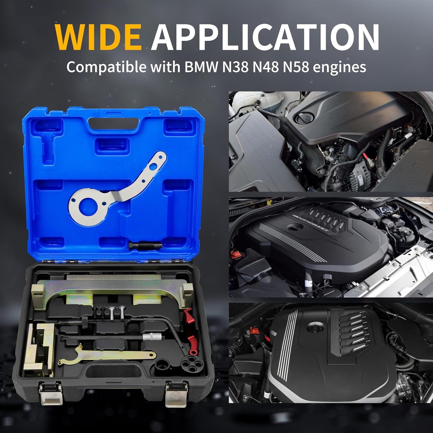 Engine Timing Tool, Engine Camshaft Alignment Timing Tool Kit Compatible with BMW Mini B38 A15 ...
