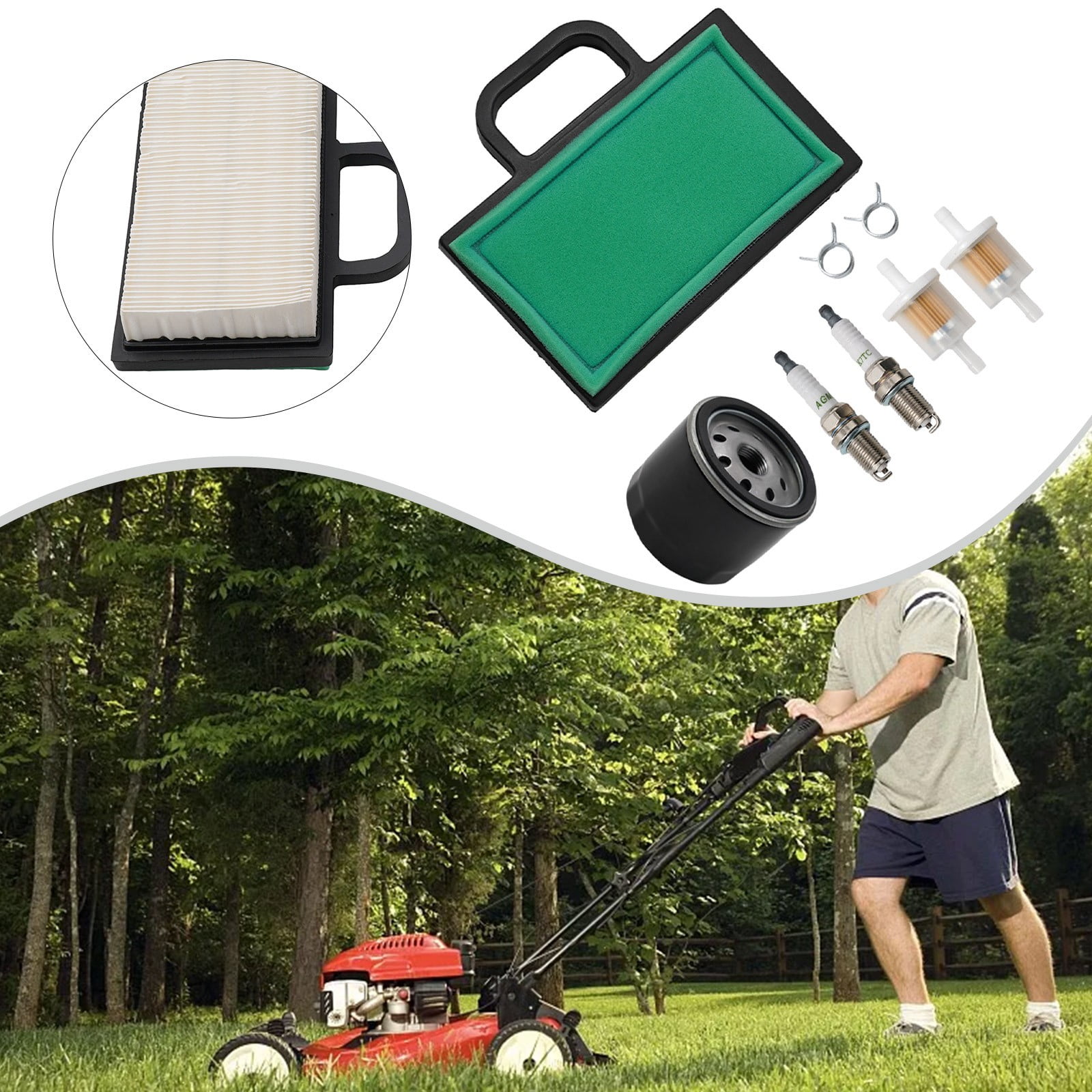 Engine Tune Up Kit for John Deere L120 L111 L118 LA120 LA130/150 ...