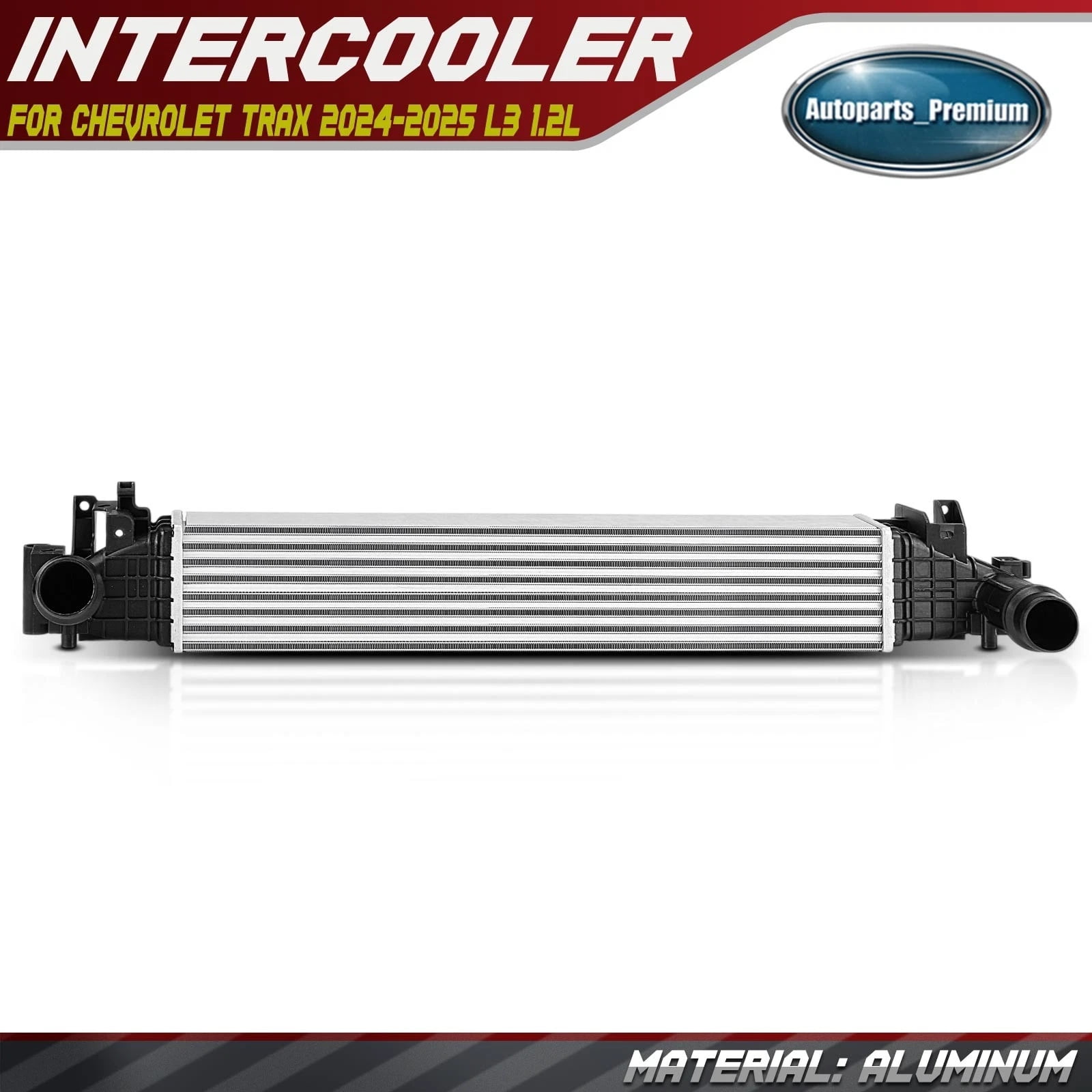Engine Turbocharger Inter Cooler Aluminum 1.2L Performance Boost for ...