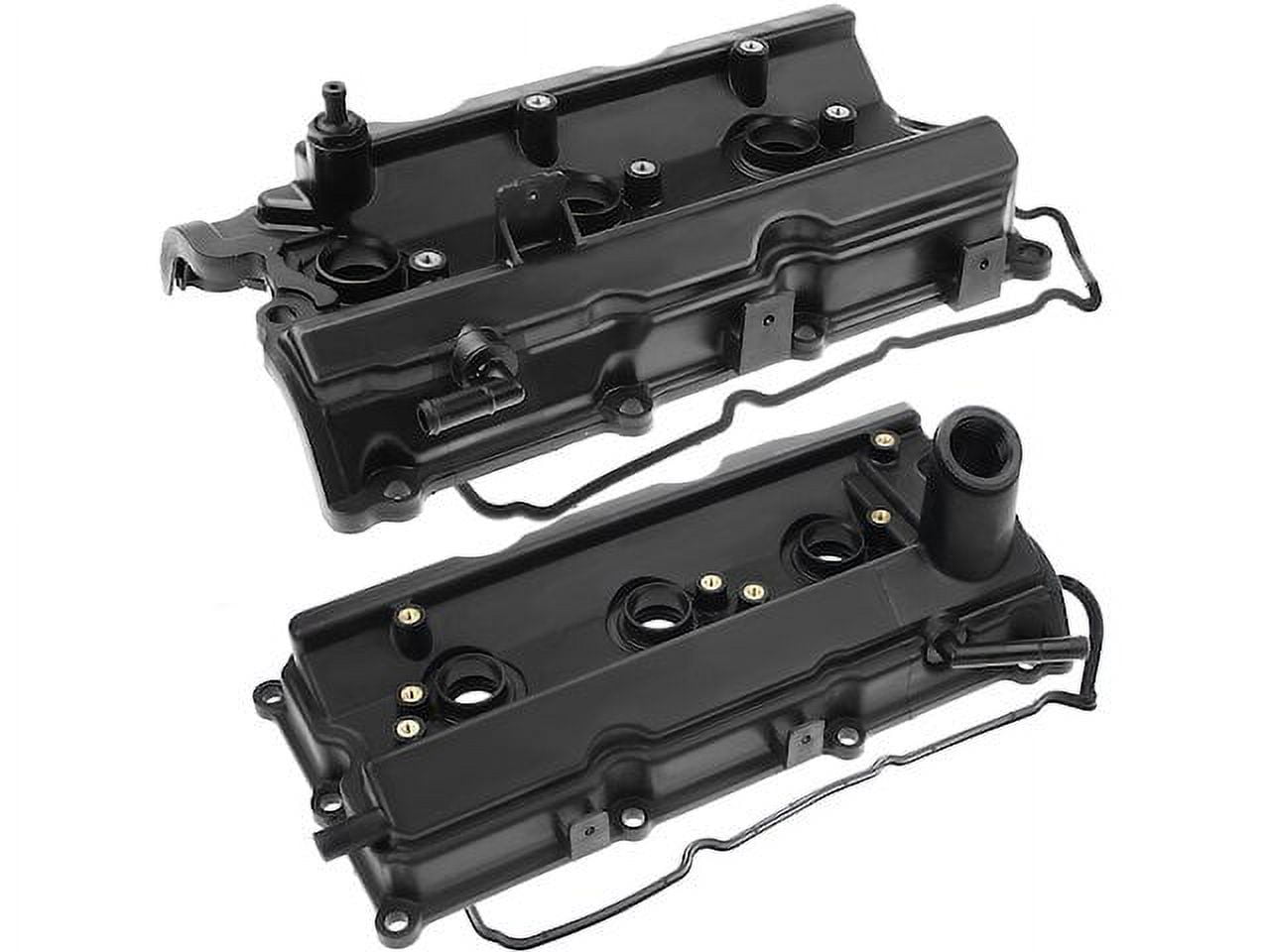 Engine Valve Cover Set 2 - Compatible with 2011 - 2018 Ford Explorer 3 ...