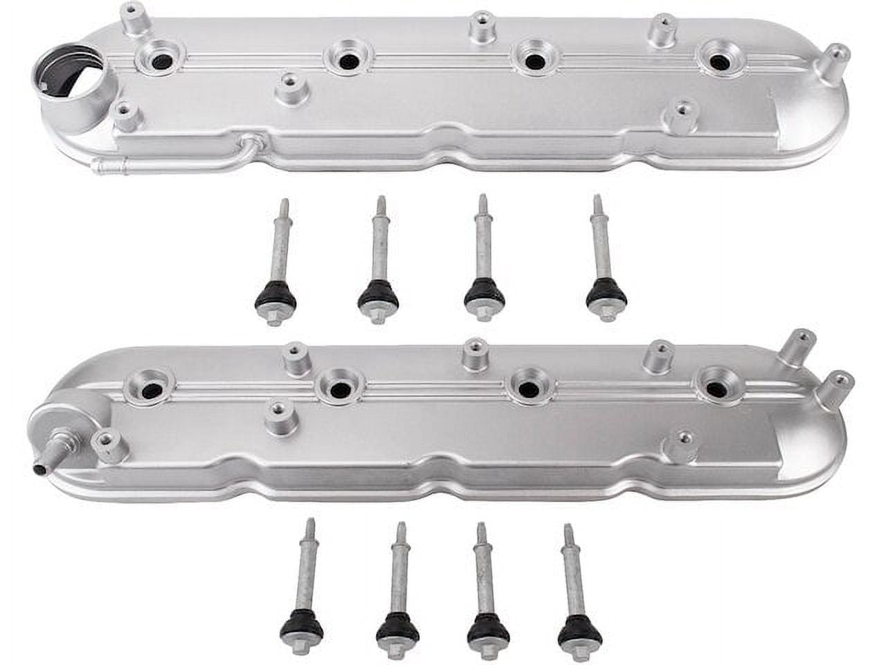 Engine Valve Cover Set 2 Piece - Compatible with 2009 - 2014 Cadillac ...