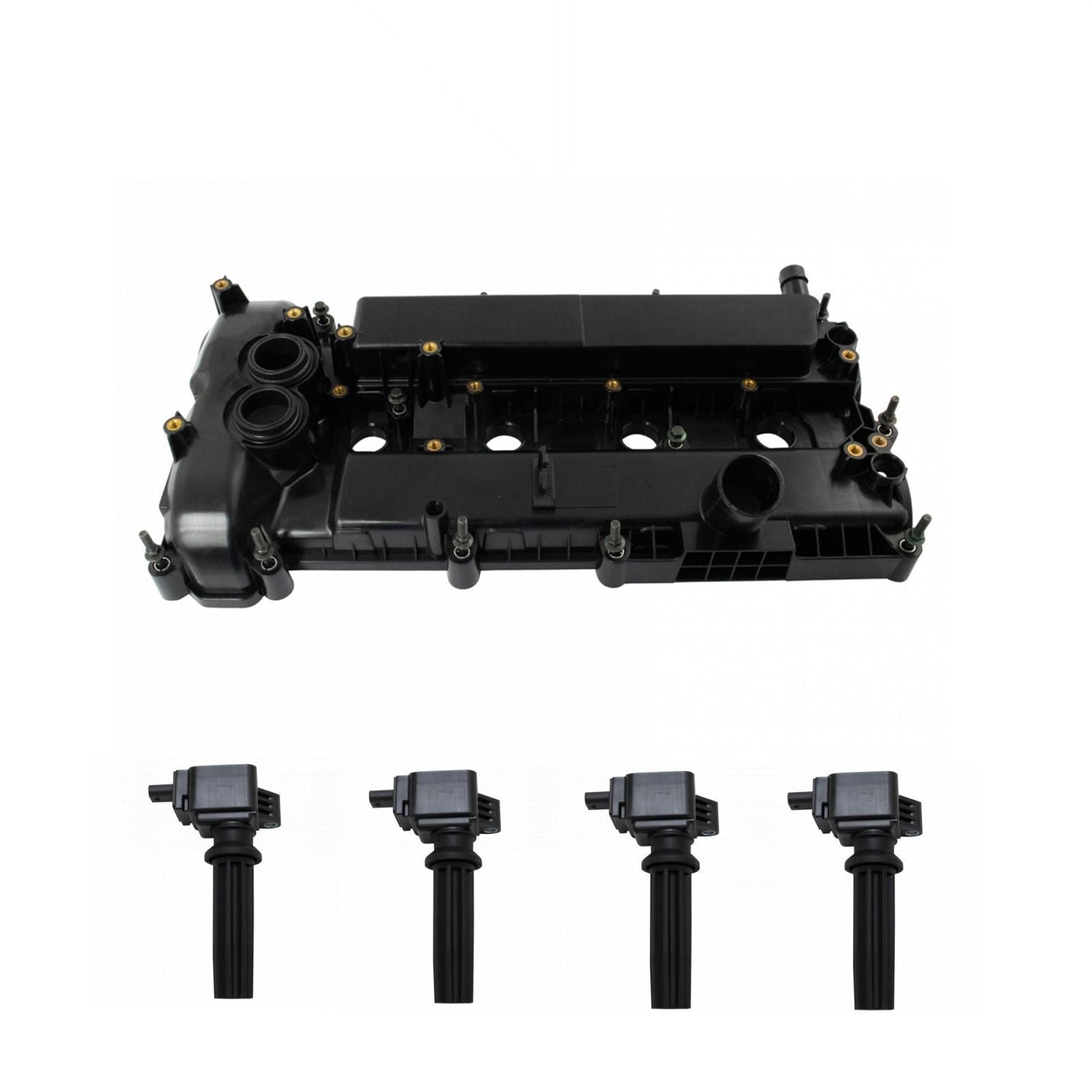 Engine Valve Cover With Gasket & Ignition Coils 5 Piece Kit for Land ...