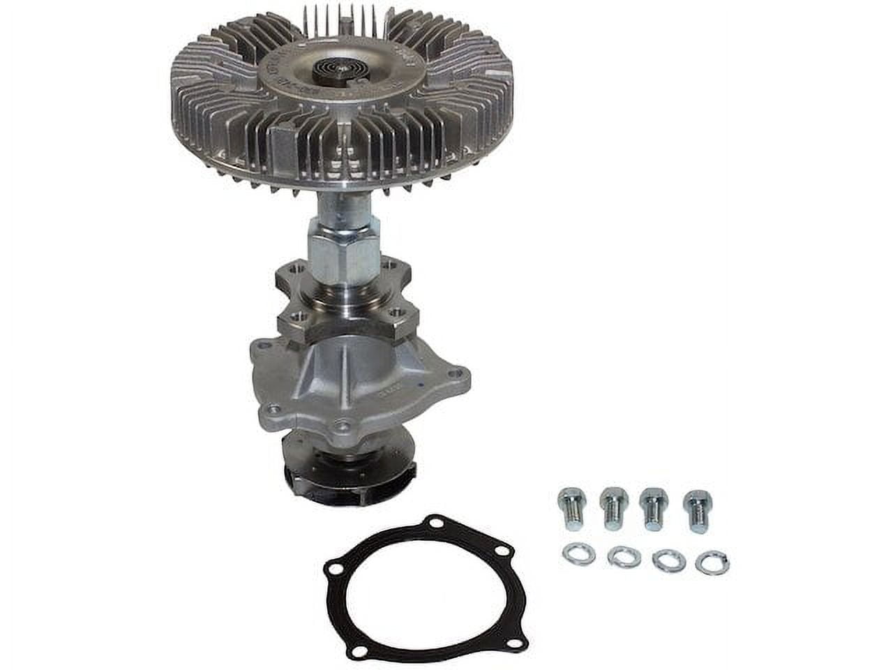 Engine Water Pump with Fan Clutch - Compatible with 2004 - 2012 GMC ...