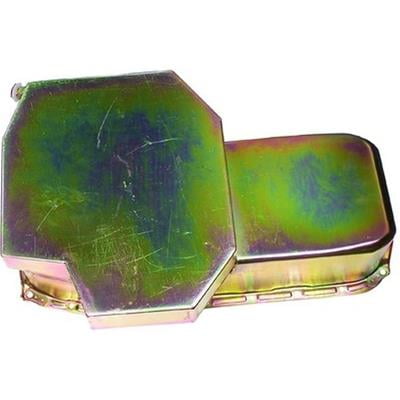 Engine Works 26101Z Oil Pan Champ Style Steel Gold 7 qt. Chevy Small ...