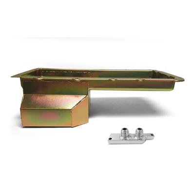 Engine Works 26731Z Oil Pan Fabricated LS Swap Aluminum Black 6 qt ...
