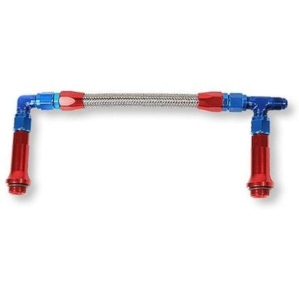 Engine Works 43147 Dual Feed Hose Carburetor Fuel Line 08AN Holley ...