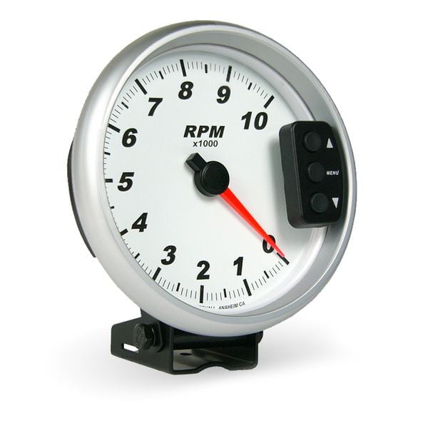 Engine Works 7901W White 5" Memory Recall Tachometer - Walmart.com
