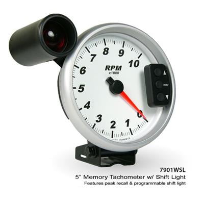 Engine Works 7901WSL Gauges Tachometer Analog Mechanical Memory Recall ...
