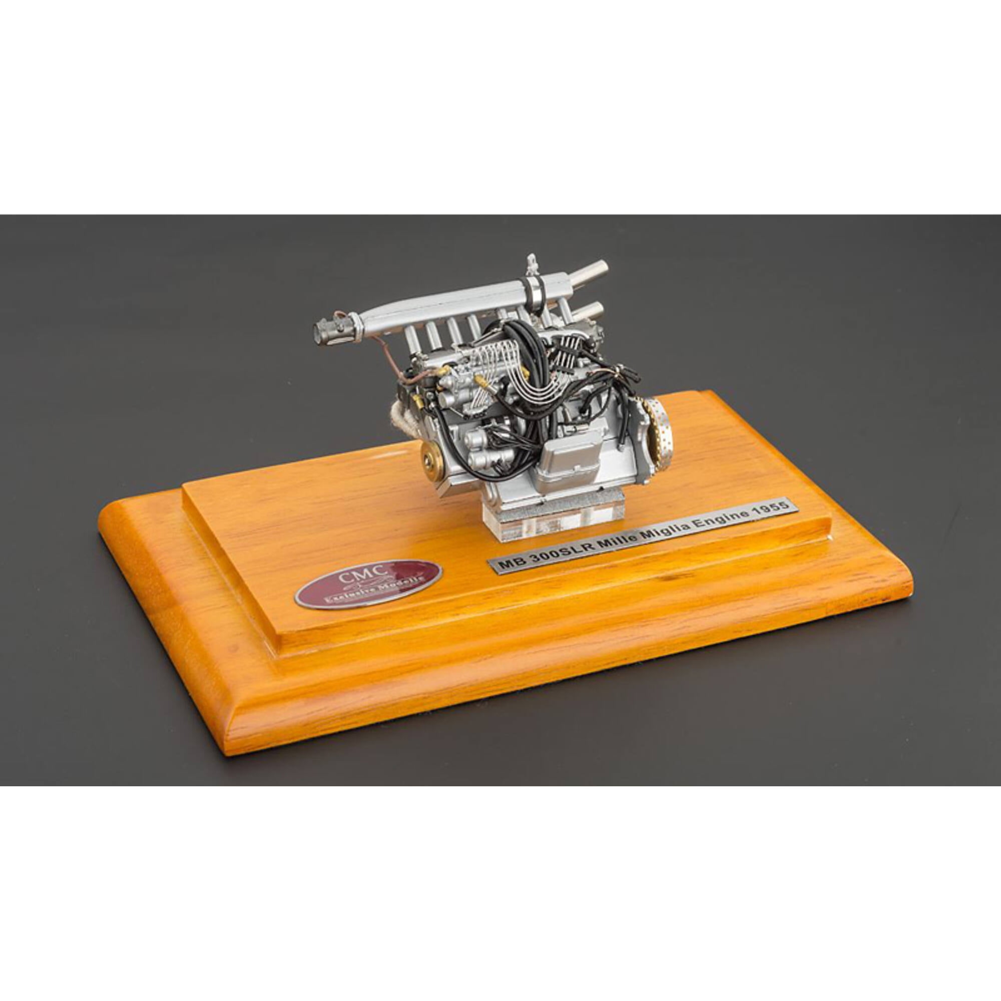 Engine with Display Showcase from 1955 Mercedes 300 SLR Mille Miglia 1/ ...