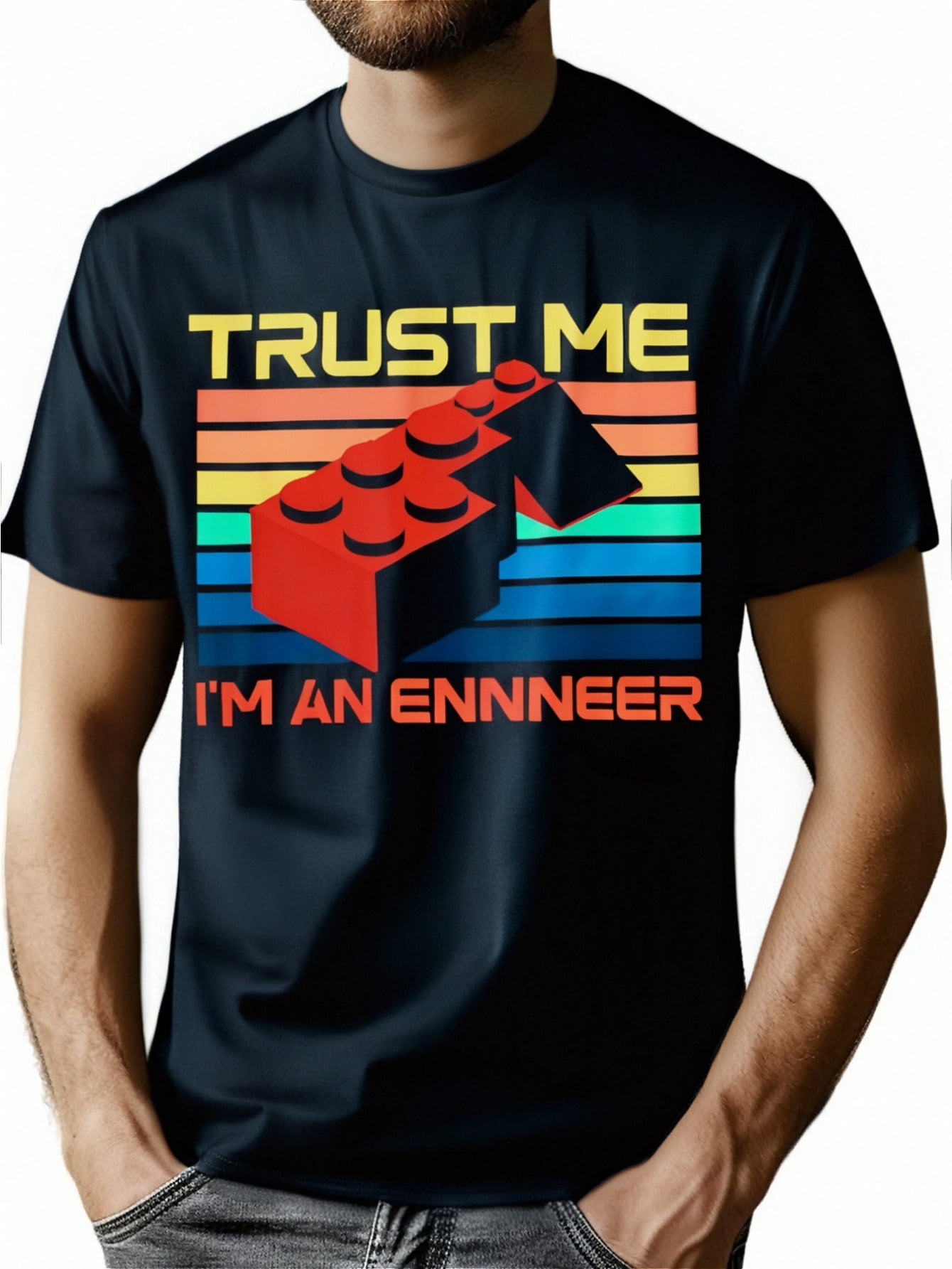 Engineer Master Builder Building Blocks Bricks Bricklayer T ...