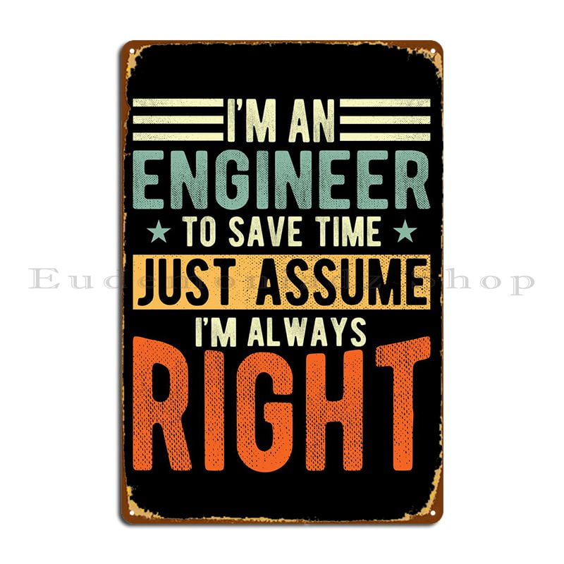 Engineer Metal Plaque Designer Design Cinema Wall Cave Printing ...