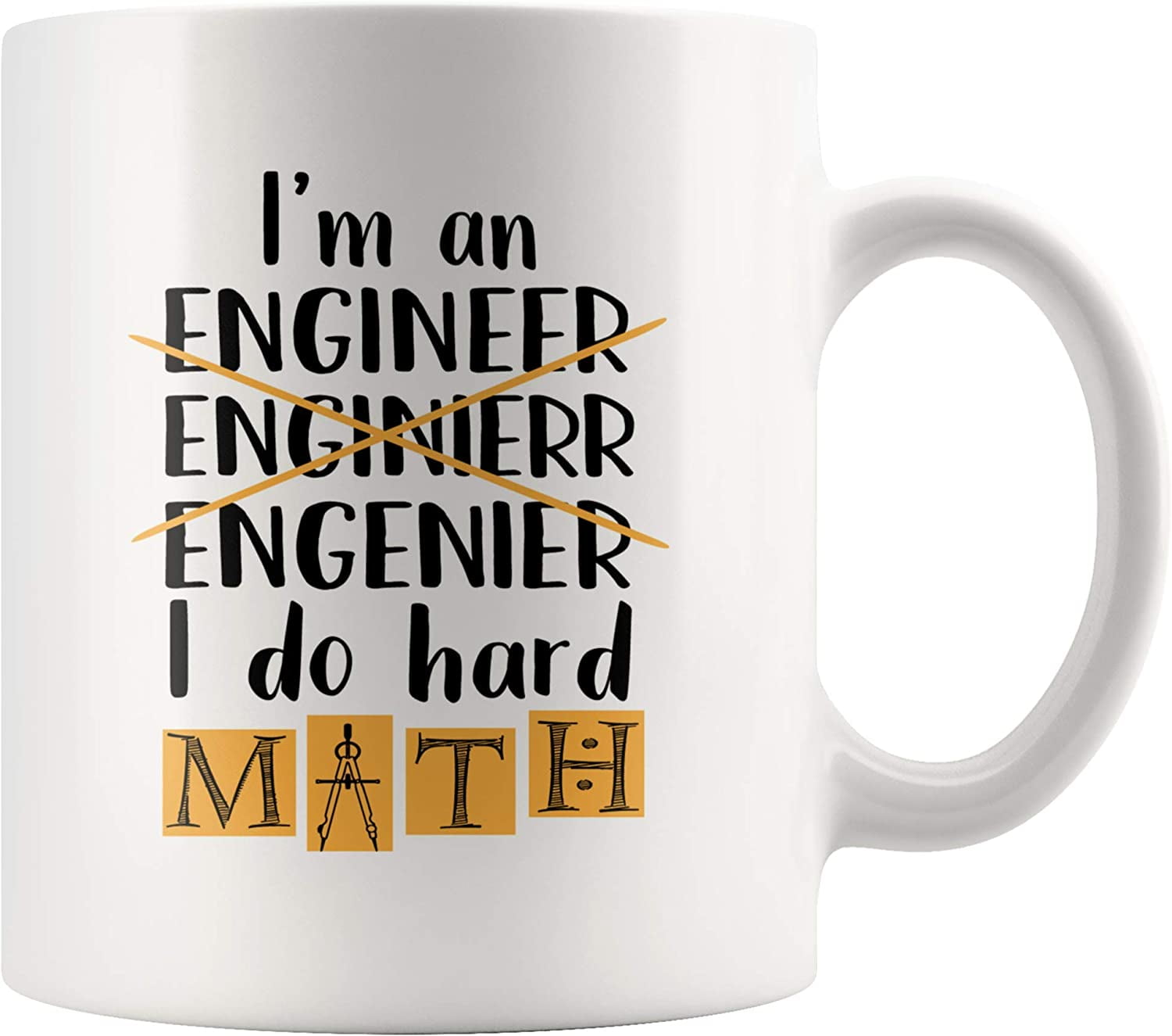 I'm an Engineer Mug Civil Engineer Gifts I Do Hard Math Funny Coffee ...