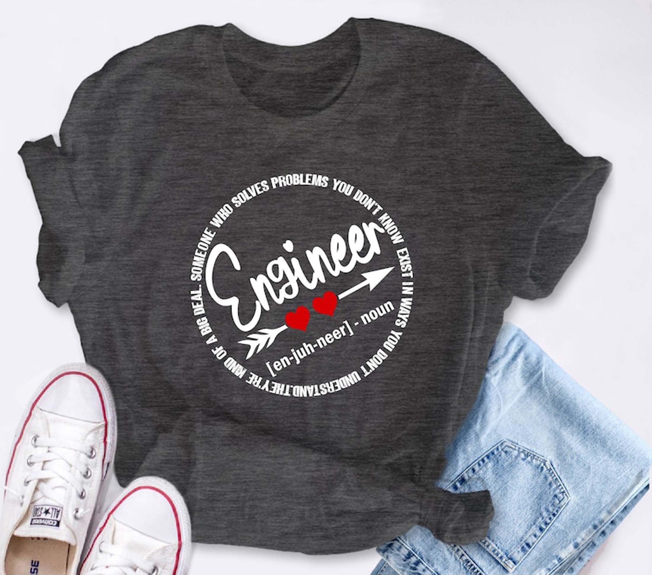 Engineer Noun Shirt, Engineer Definition Tee, Mechanical Engineer Shirt ...