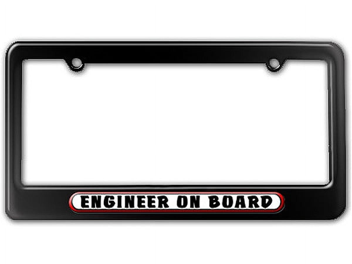 Engineer On Board License Plate Frame - Walmart.com