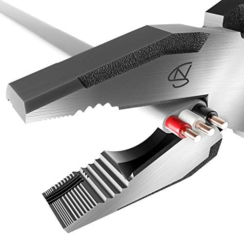 Engineer PZ-78 Side Cutting Pliers with Unique Screw Removal Jaws, Features High Leverage ...