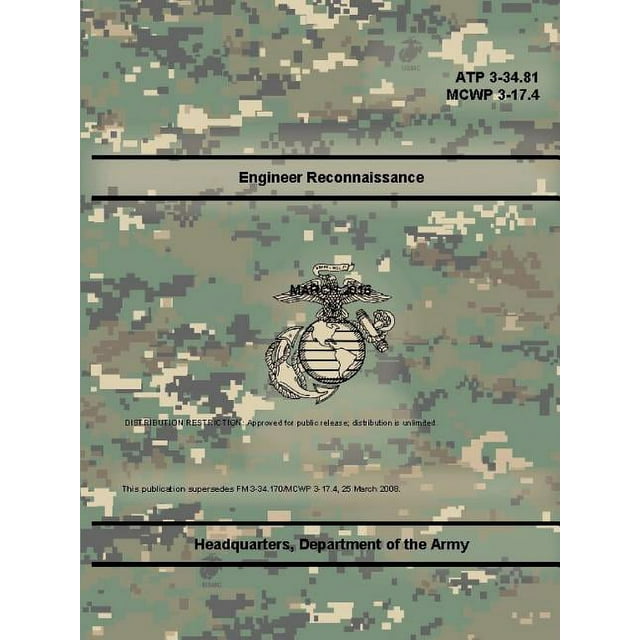 Engineer Reconnaissance (ATP 3-34.81), (MCWP 3-17.4) - Walmart.com Engineer Reconnaissance (ATP 3-34.81), (MCWP 3-17.4) - Walmart.com