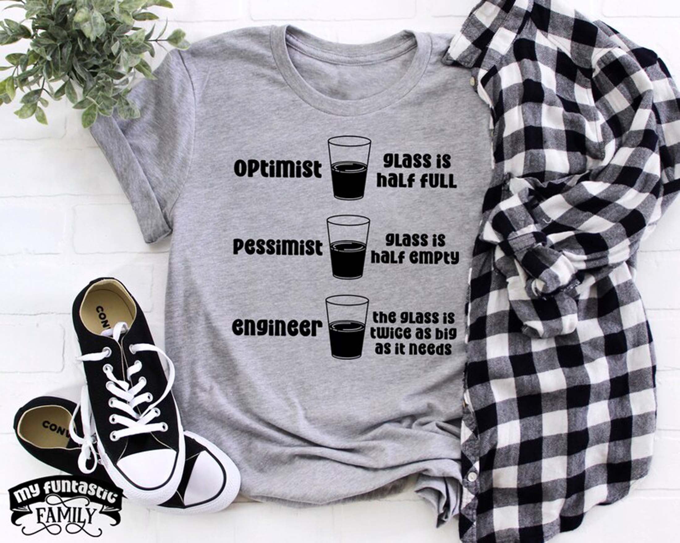 Engineer Shirt, Optimist Pessimist Engineer, Funny Engineering Shirt ...