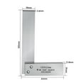 Engineer Steel Square High Precision 90 Degree Wide Base Square Tool ...