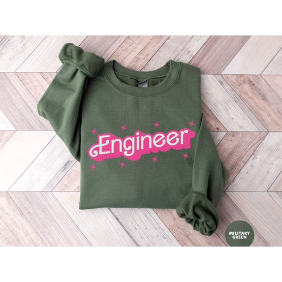 Engineer Sweatshirt Girl B Doll, Structural Engineer Crewneck, Engineer ...